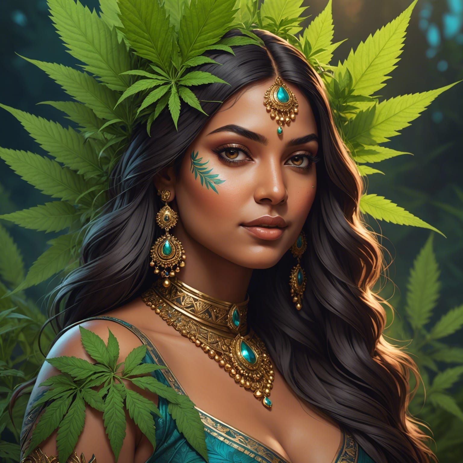 Indica II - AI Generated Artwork - NightCafe Creator