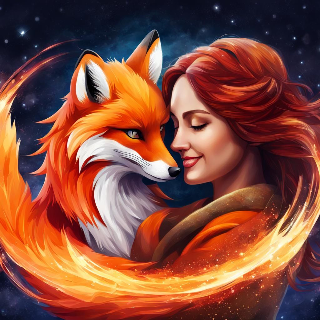 I love my firefox - AI Generated Artwork - NightCafe Creator