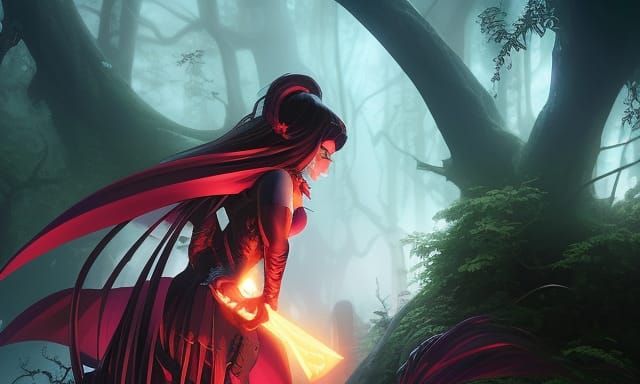 She was a transdimensional vampire nymph goddess that decided to play ...