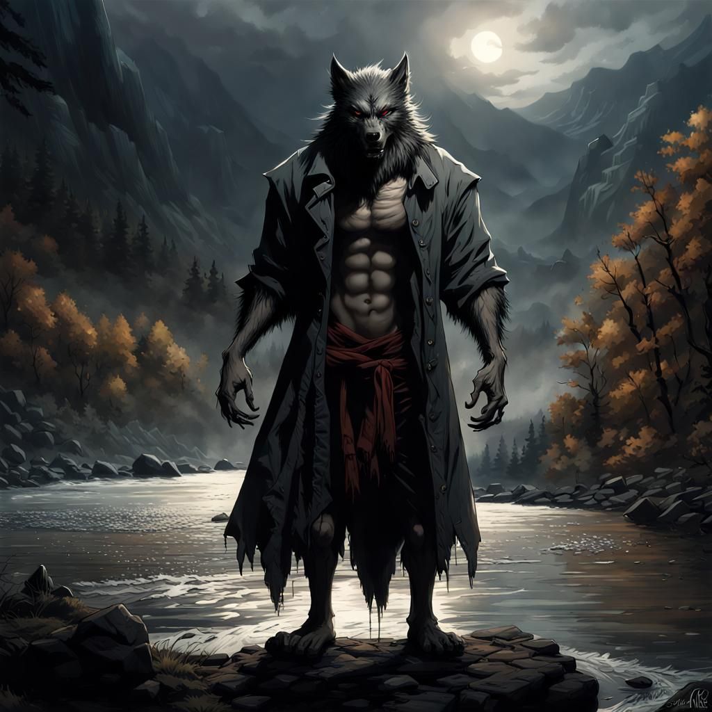 Werewolf - AI Generated Artwork - NightCafe Creator