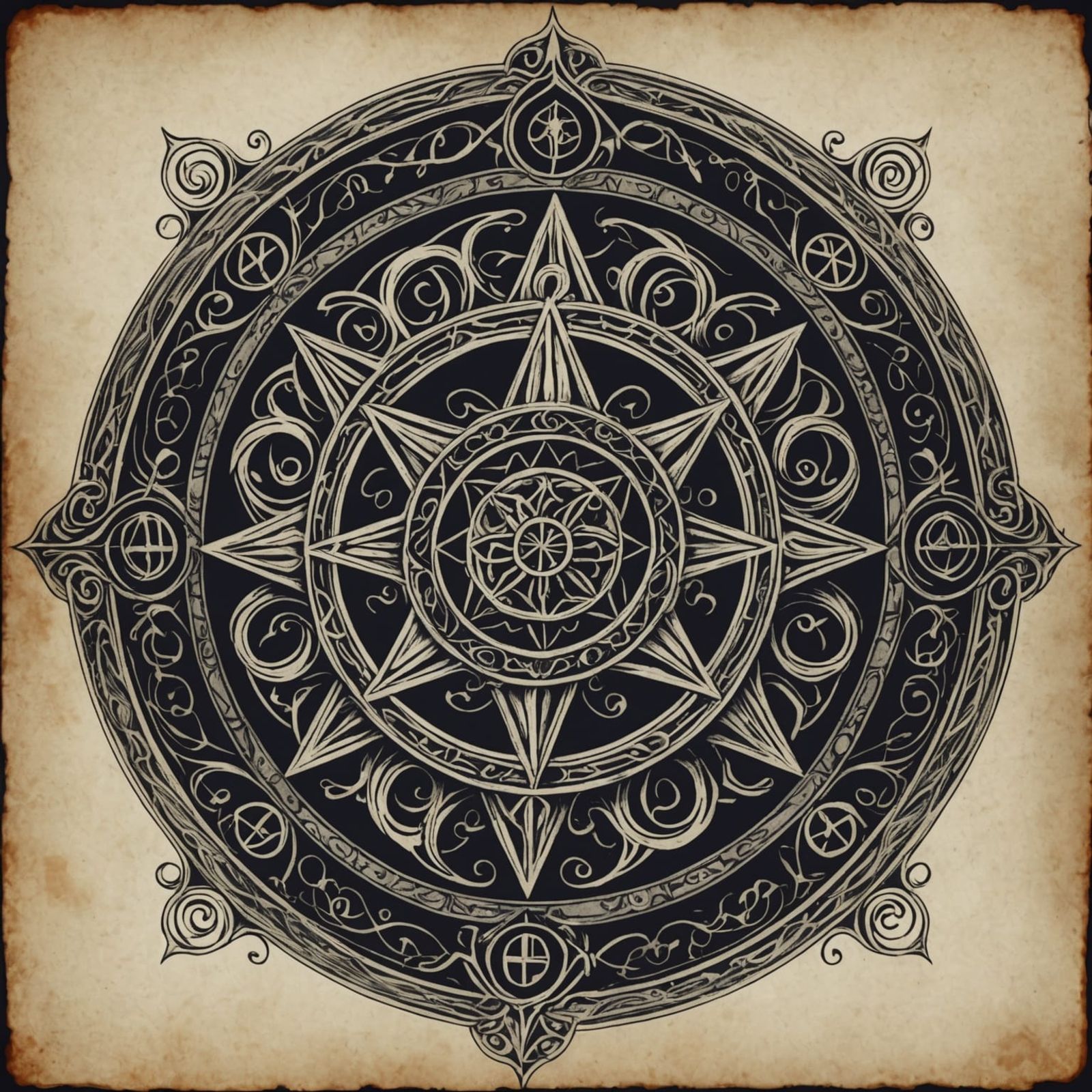 Beauty Sigil symbol design eldritch occult horror beautiful ethereal ...