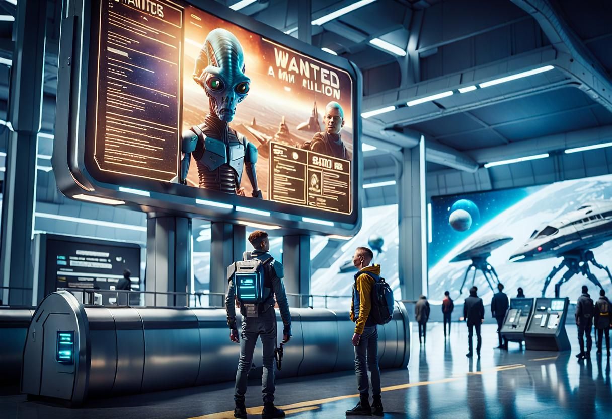 Interstellar Wanted Posters Challenge OPTION 4 - AI Generated Artwork ...