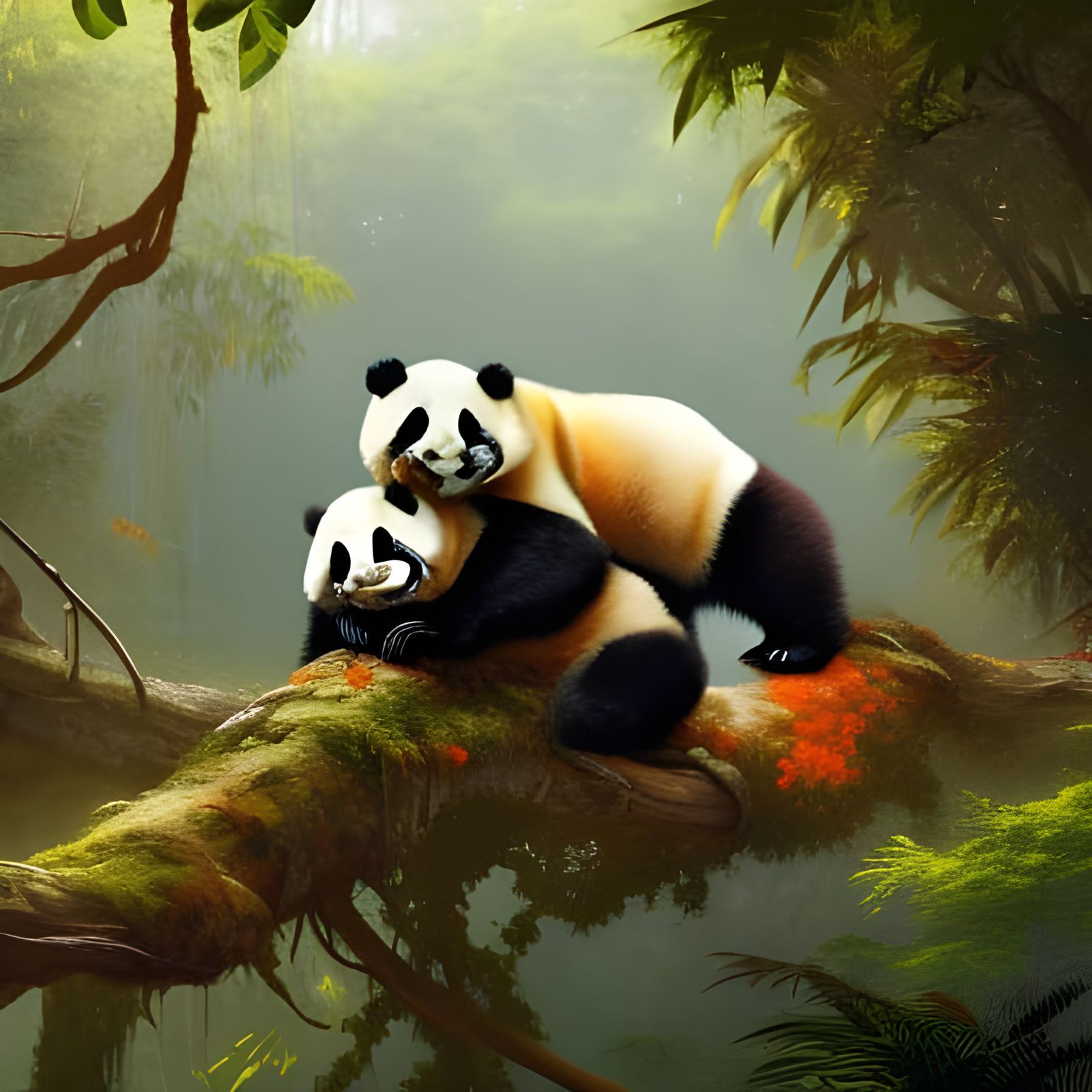 Exploring with Dad - AI Generated Artwork - NightCafe Creator