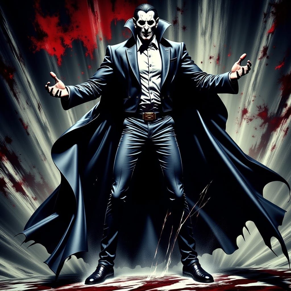 Count Dracula. - Count Dracula in Gothic...