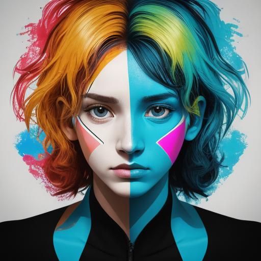 "I'm not peeling very well today." Screen print, pop art, splash screen ...