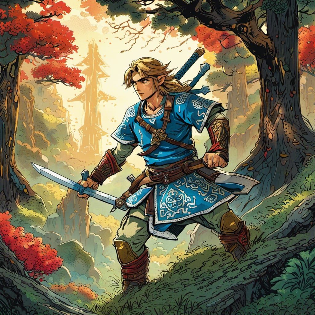samurai Link - AI Generated Artwork - NightCafe Creator