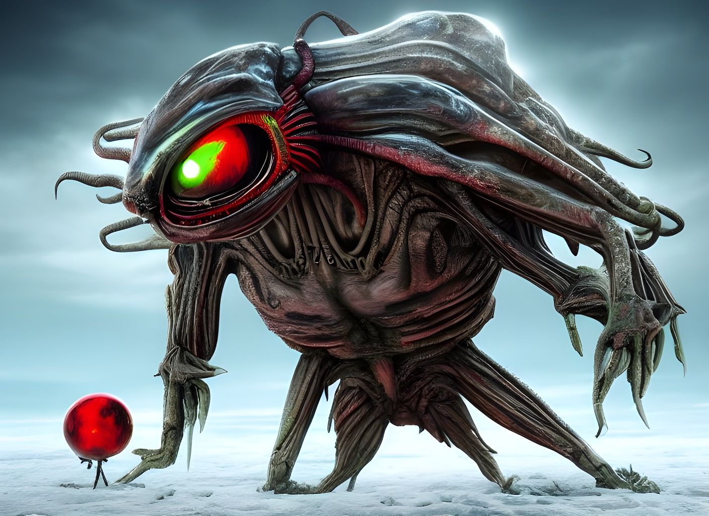 Alien beasts 16 - AI Generated Artwork - NightCafe Creator