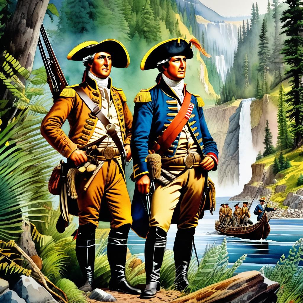 Lewis and Clark - AI Generated Artwork - NightCafe Creator