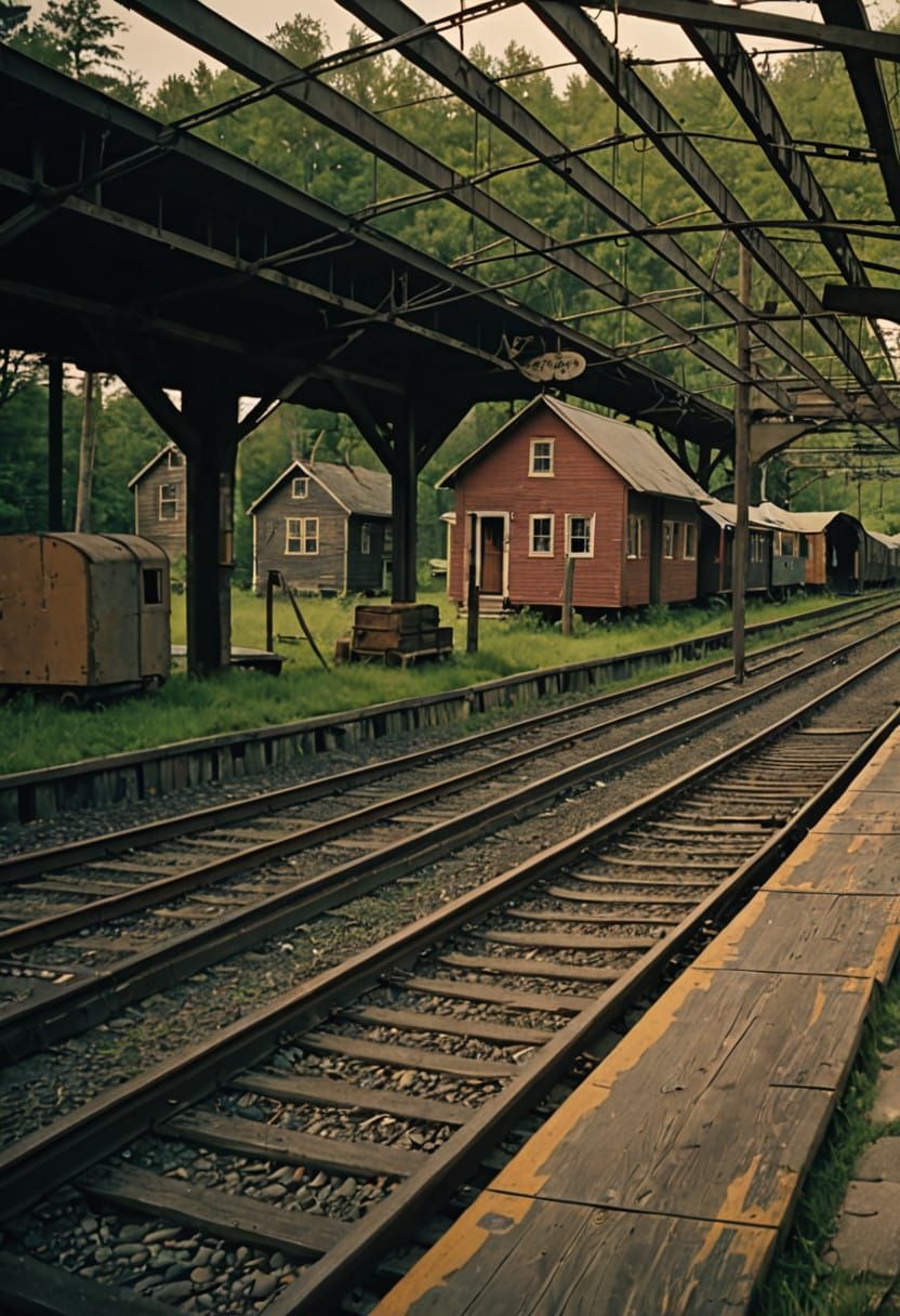 The Train is Late Again! Use start image full frame Cinematic film ...