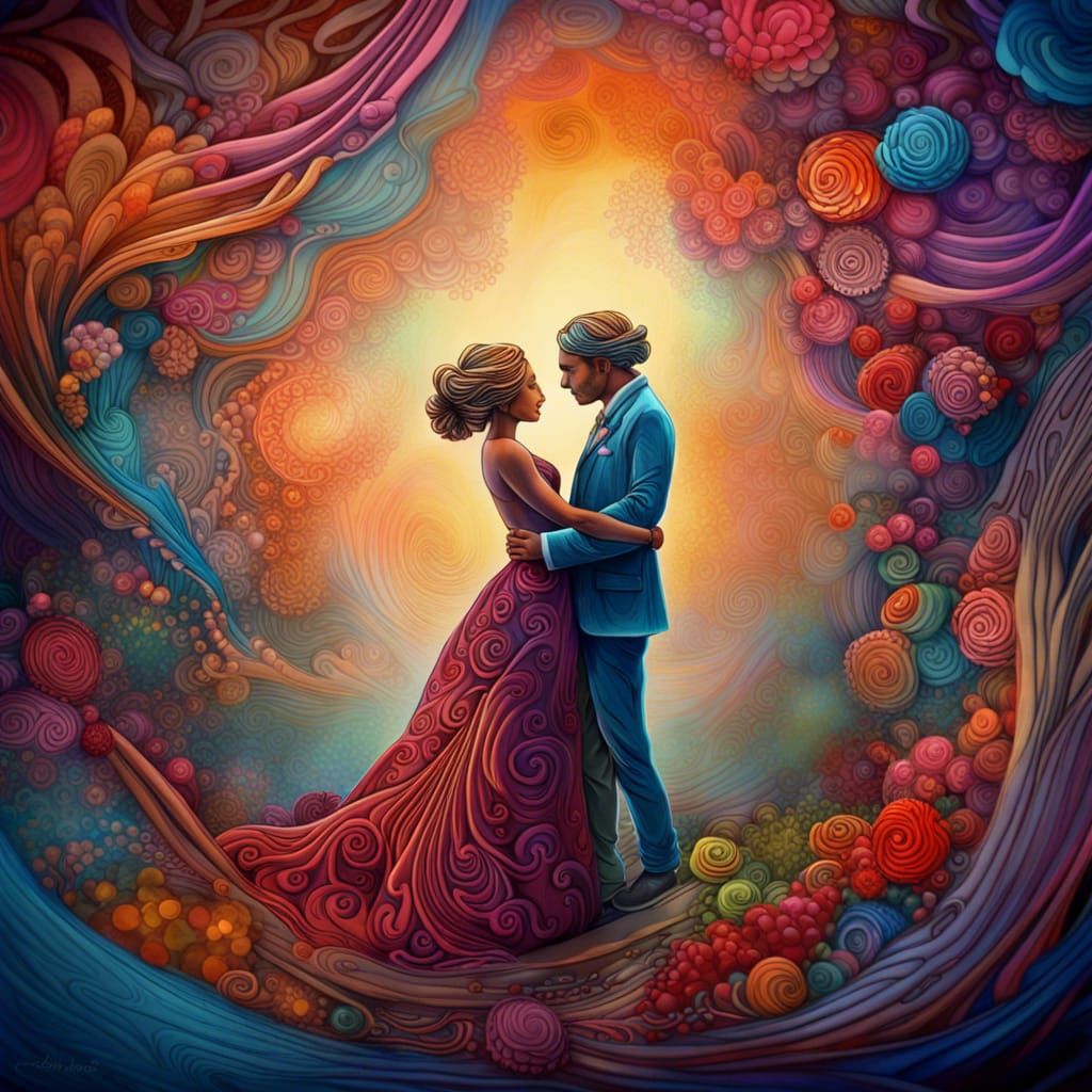 Being in love - AI Generated Artwork - NightCafe Creator
