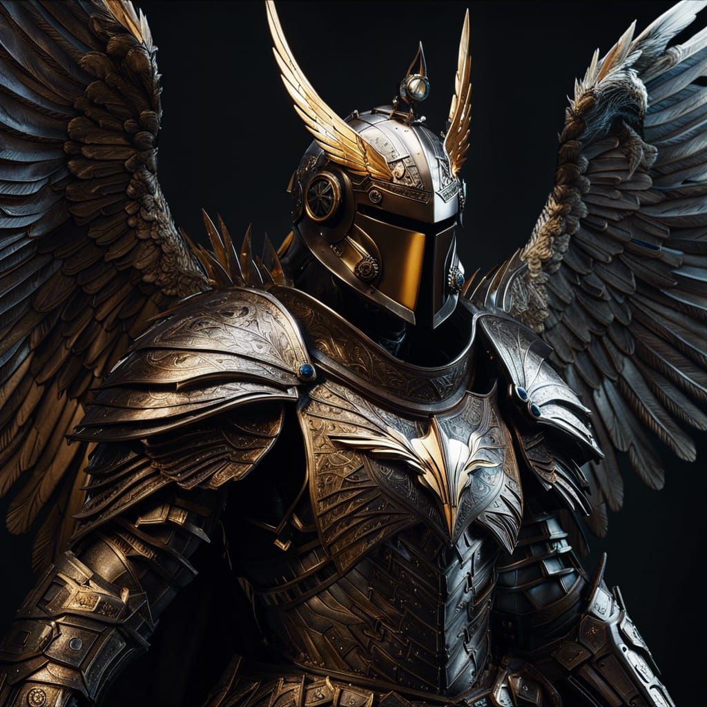 Winged Knight - AI Generated Artwork - NightCafe Creator