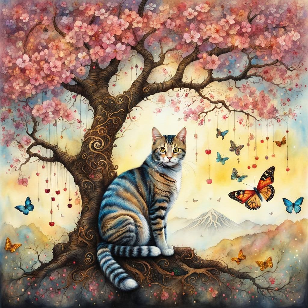 And Here is the Infamous Cat with Two Tails!! - AI Generated Artwork ...