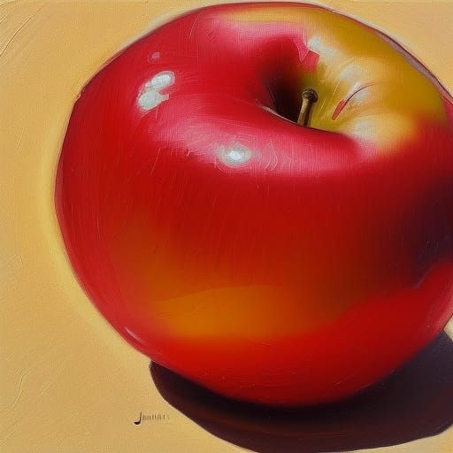 red apple - AI Generated Artwork - NightCafe Creator