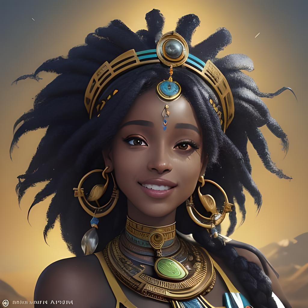 African Princess - AI Generated Artwork - NightCafe Creator