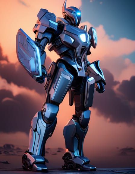 Asgardian Mecha advance suite - AI Generated Artwork - NightCafe Creator