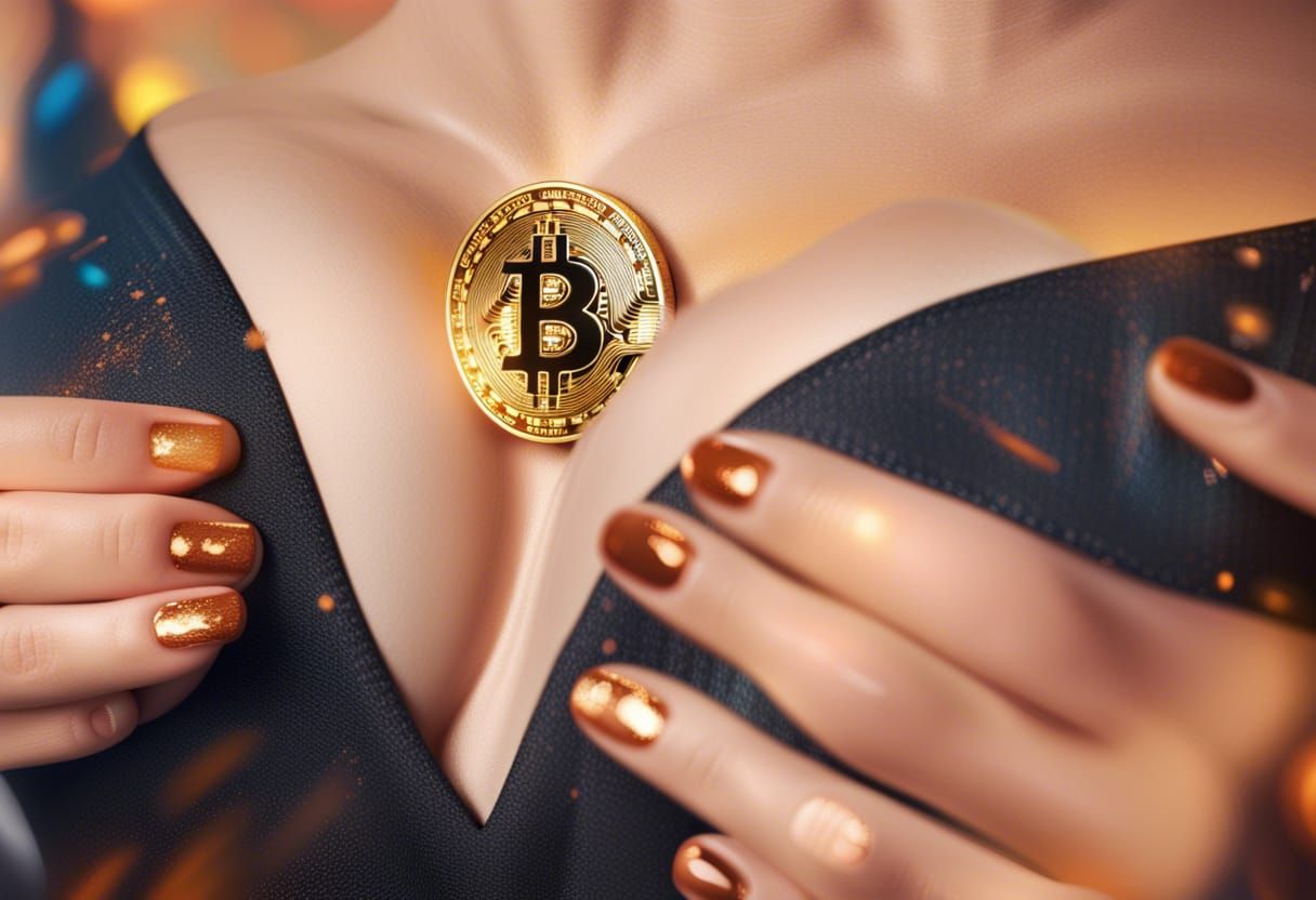 Bitcoin on beautiful woman! - AI Generated Artwork - NightCafe Creator