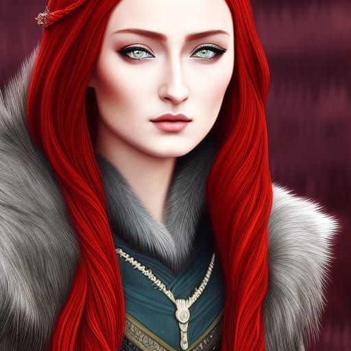 Sansa Stark - AI Generated Artwork - NightCafe Creator