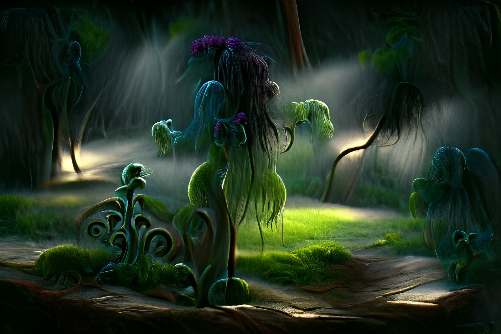 Cryptid Creepers VI - AI Generated Artwork - NightCafe Creator