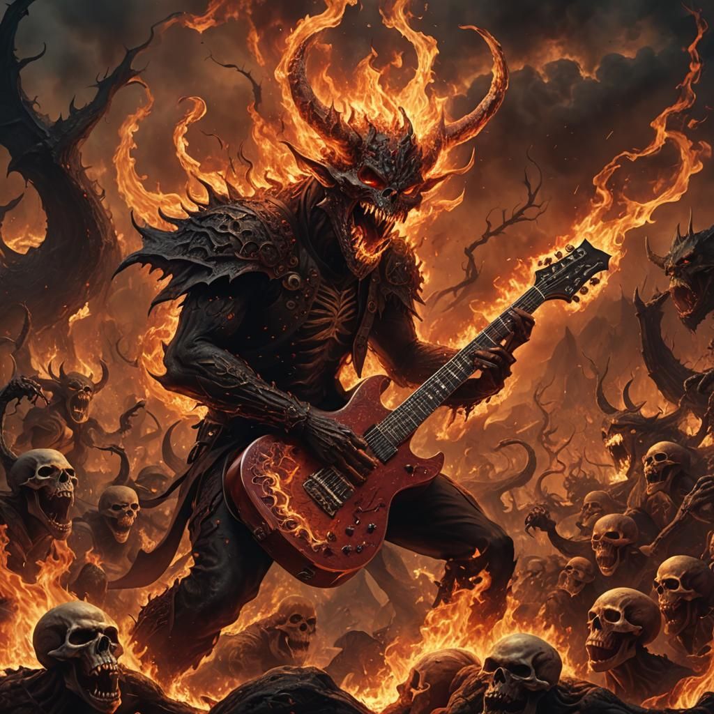 Demon Metal 4 - AI Generated Artwork - NightCafe Creator