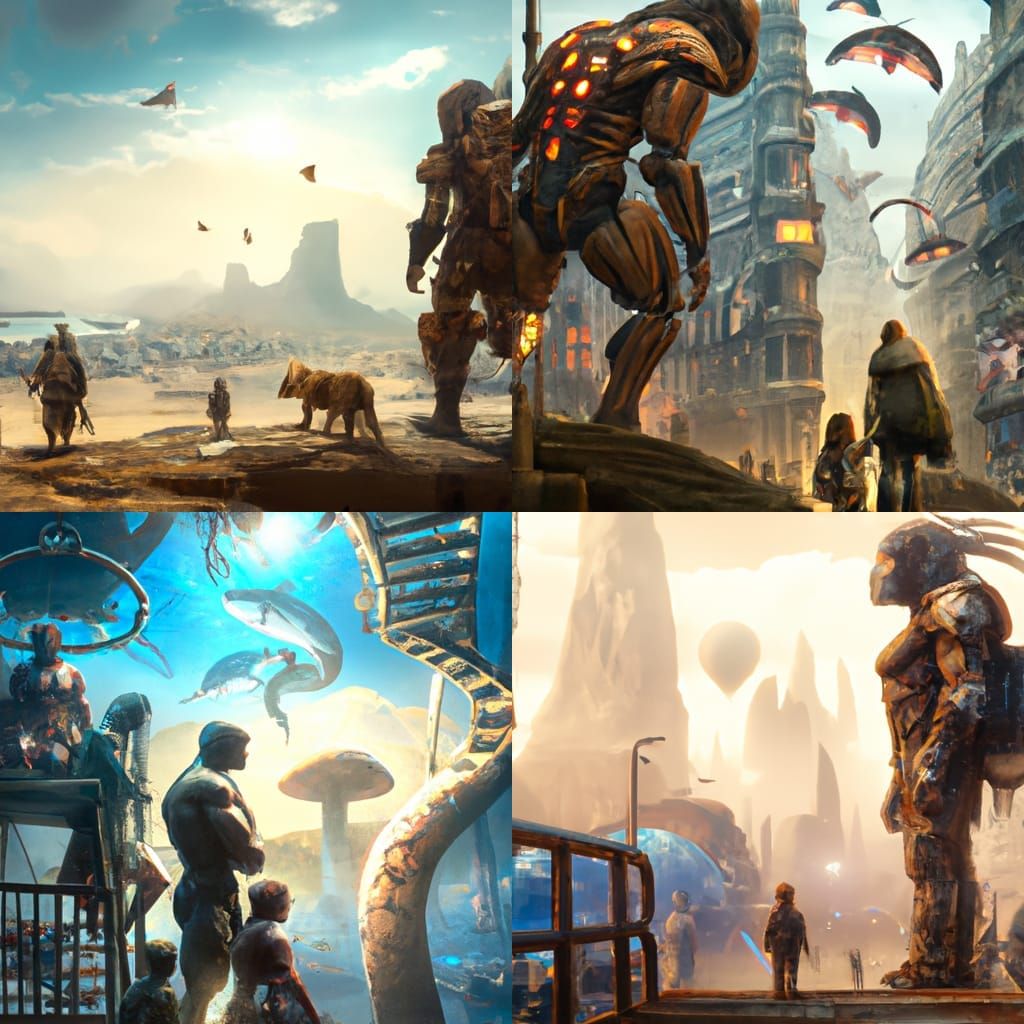 Humans evolution - AI Generated Artwork - NightCafe Creator