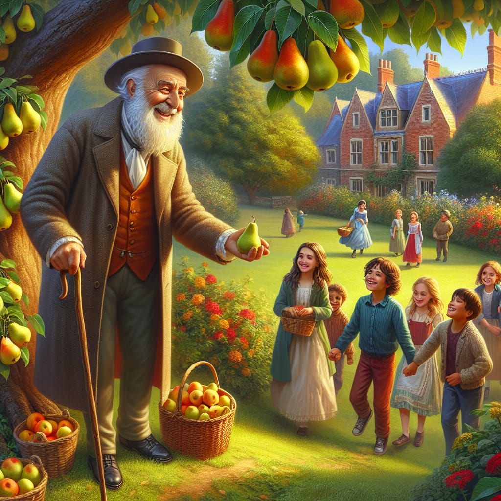 Bilder zum Gedicht: „Herr von Ribbeck auf Ribbeck“ (Theodor Fontane) /3 ...