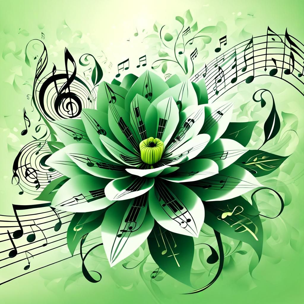 music of flowers - AI Generated Artwork - NightCafe Creator