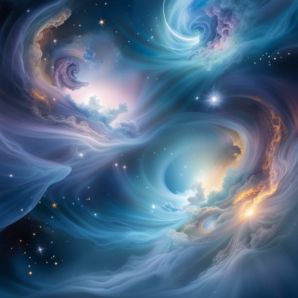 birth of a galaxy - AI Generated Artwork - NightCafe Creator