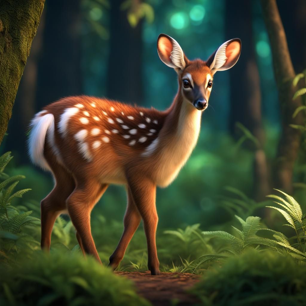 Fawn Over Me - AI Generated Artwork - NightCafe Creator