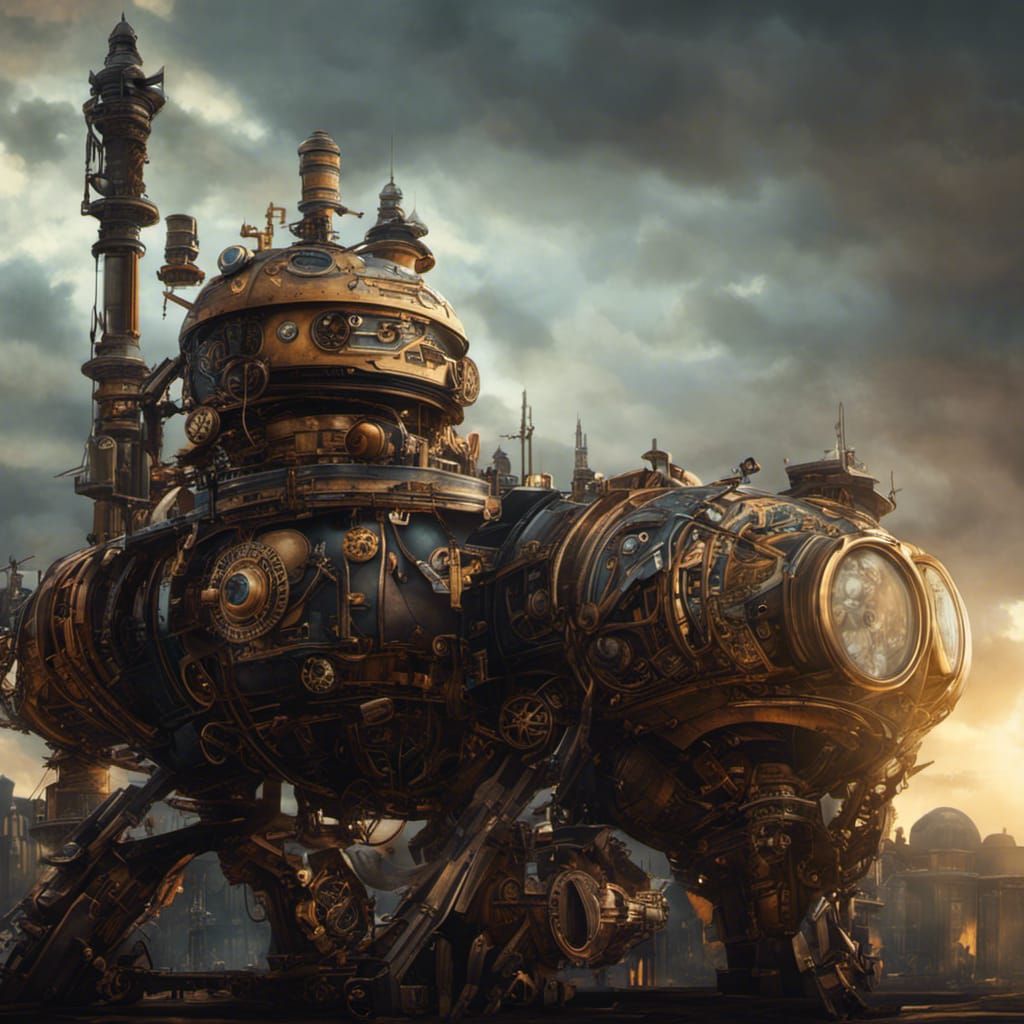 Mechanical Marvel - AI Generated Artwork - NightCafe Creator