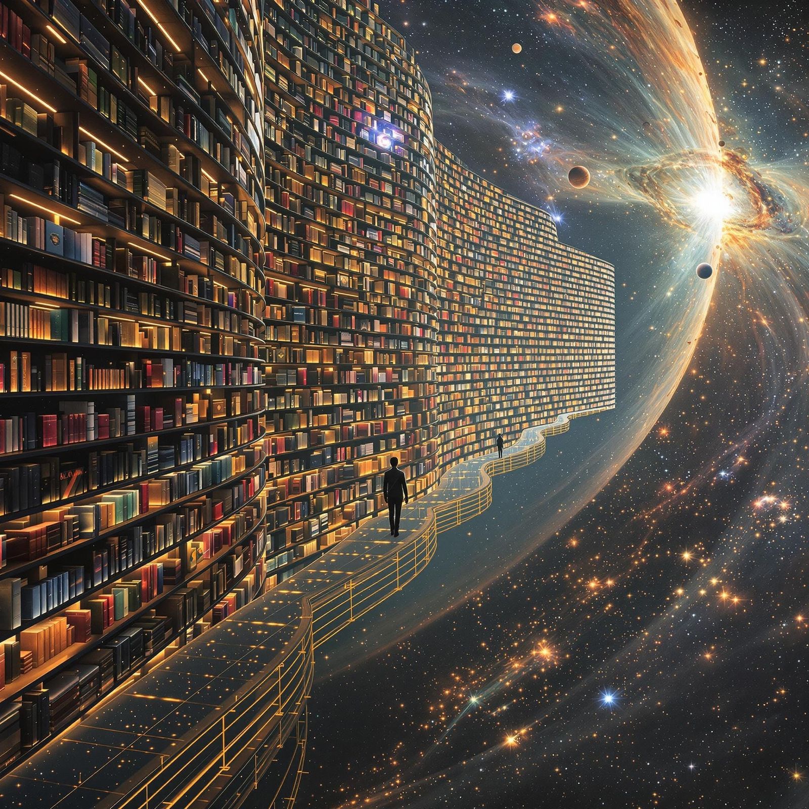 Knowledge of the galaxy - Cosmic Library in Space with Endl...