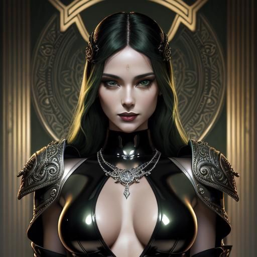 goth goddess - AI Generated Artwork - NightCafe Creator