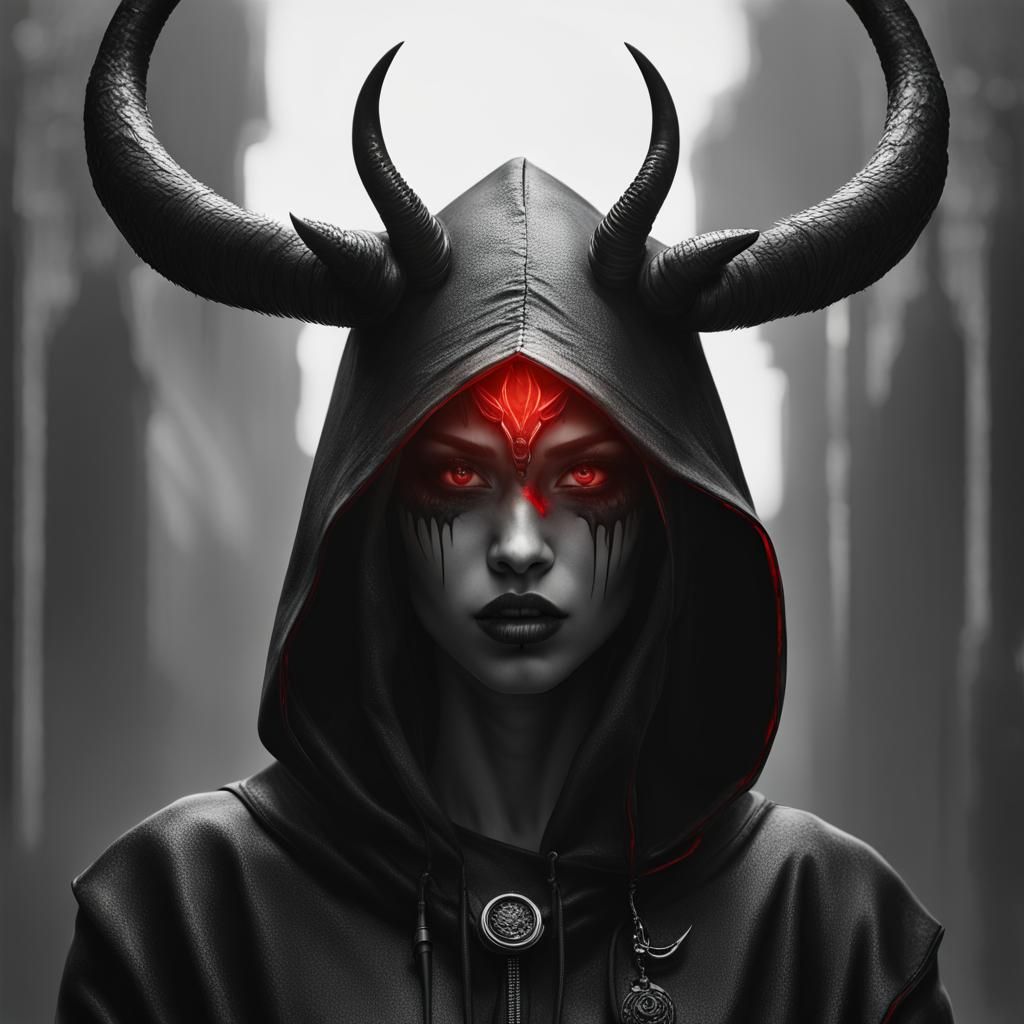demon girl - AI Generated Artwork - NightCafe Creator