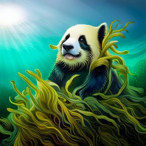 Panda of the sea - AI Generated Artwork - NightCafe Creator