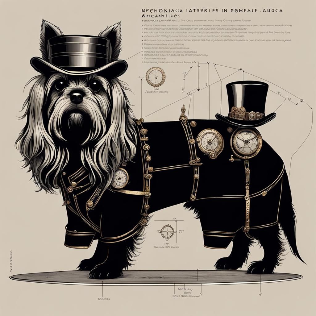 Yorkie - AI Generated Artwork - NightCafe Creator