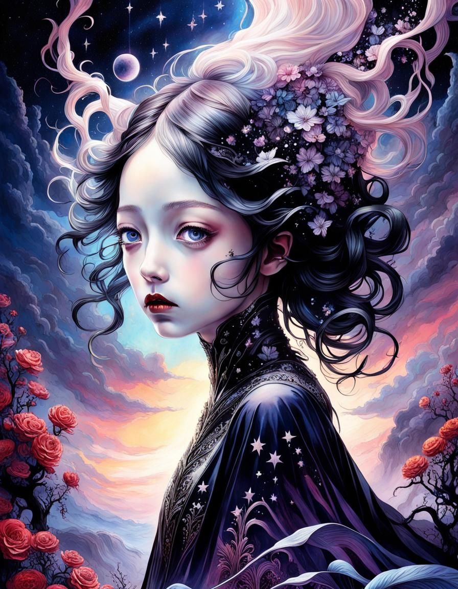 A bit of darkness : r/nightcafe