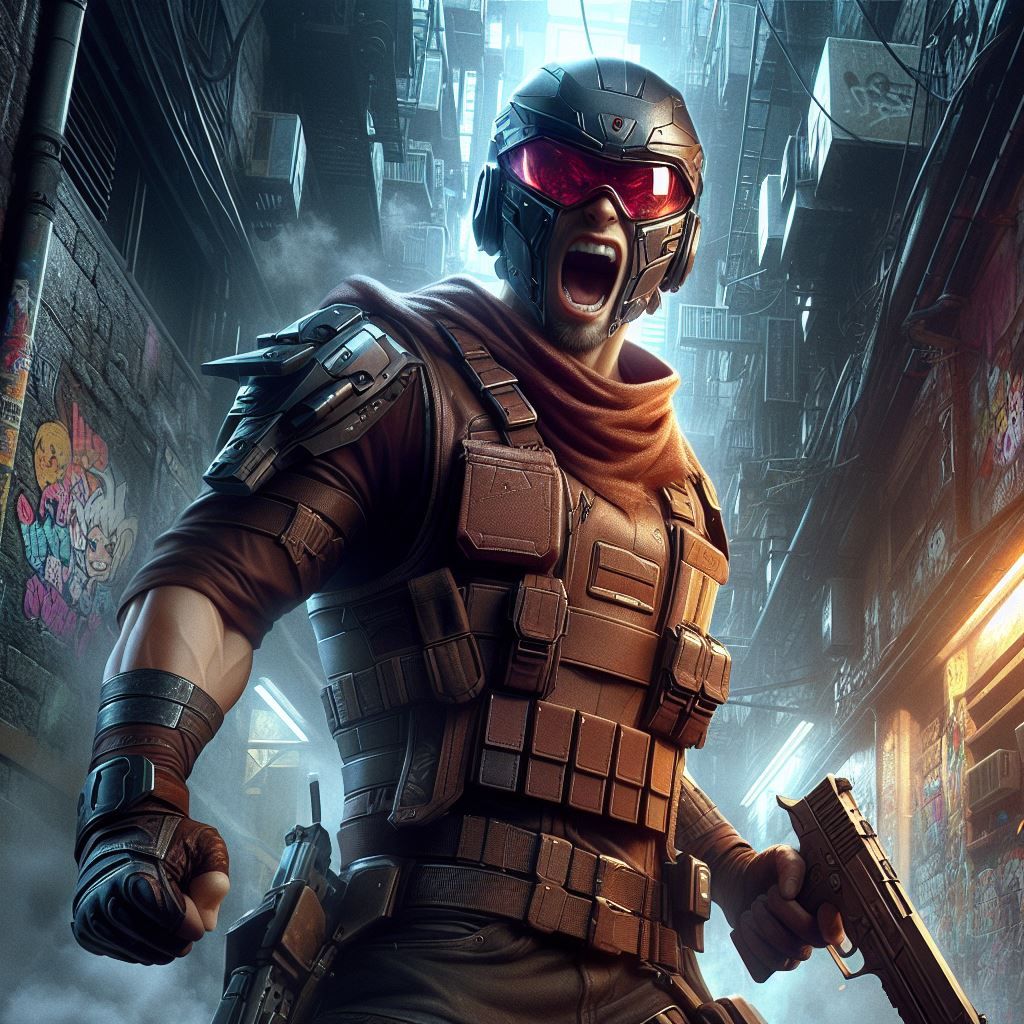 Angry Alex: Rage Alley - AI Generated Artwork - NightCafe Creator