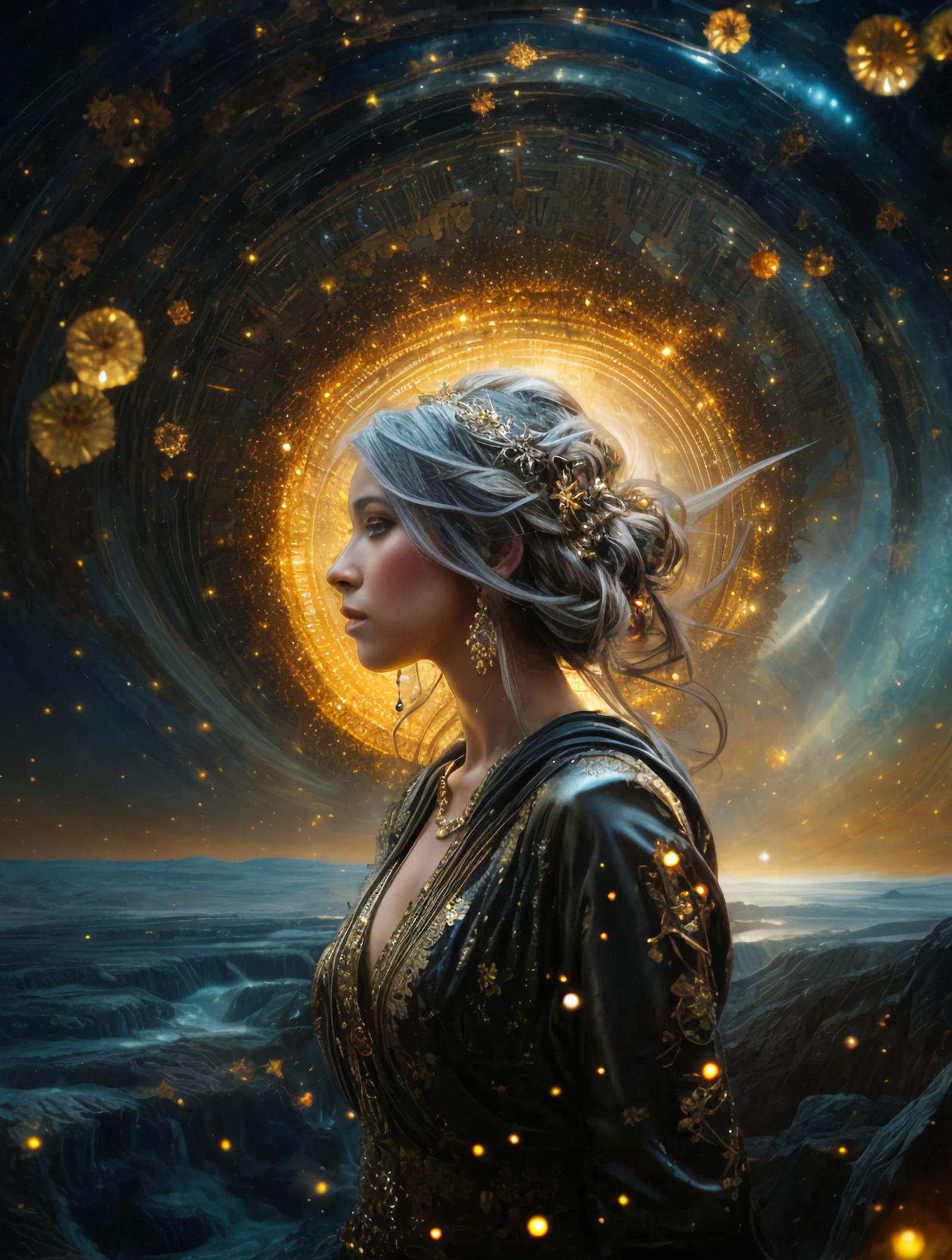 Galactic Princess - AI Generated Artwork - NightCafe Creator