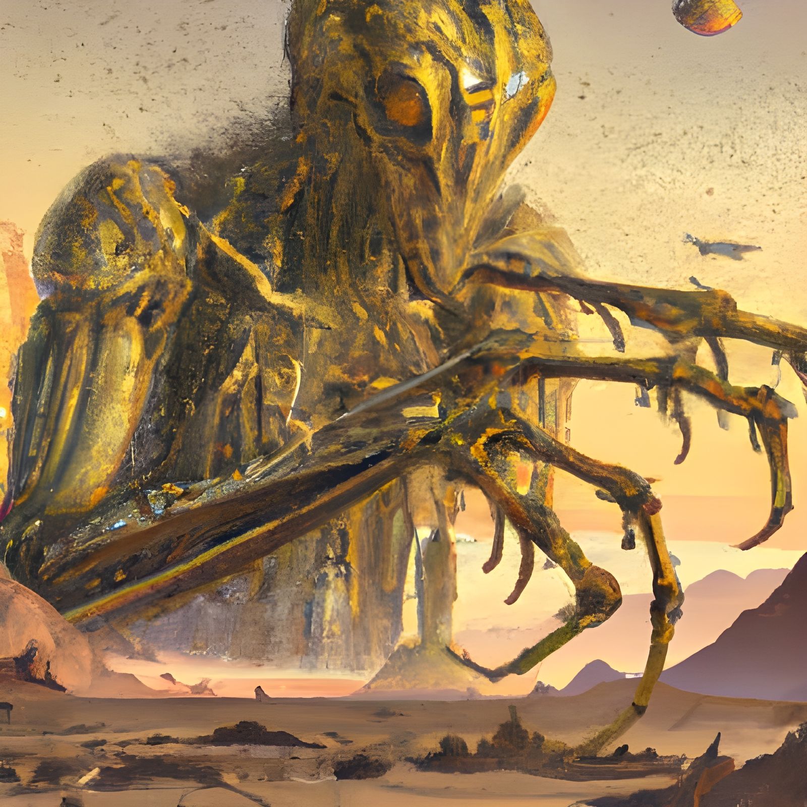 You little puny humans (click, click, click) - AI Generated Artwork ...