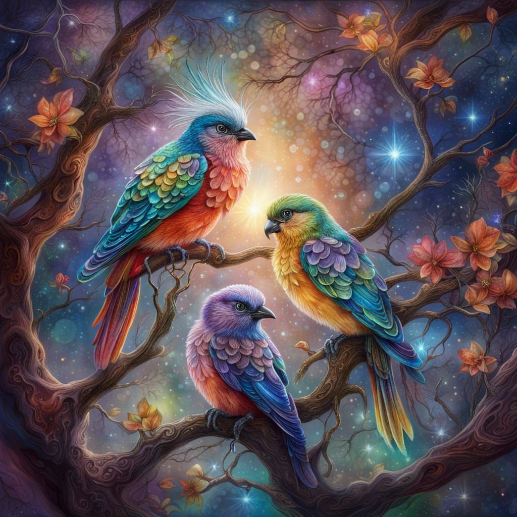 Love Birds - AI Generated Artwork - NightCafe Creator