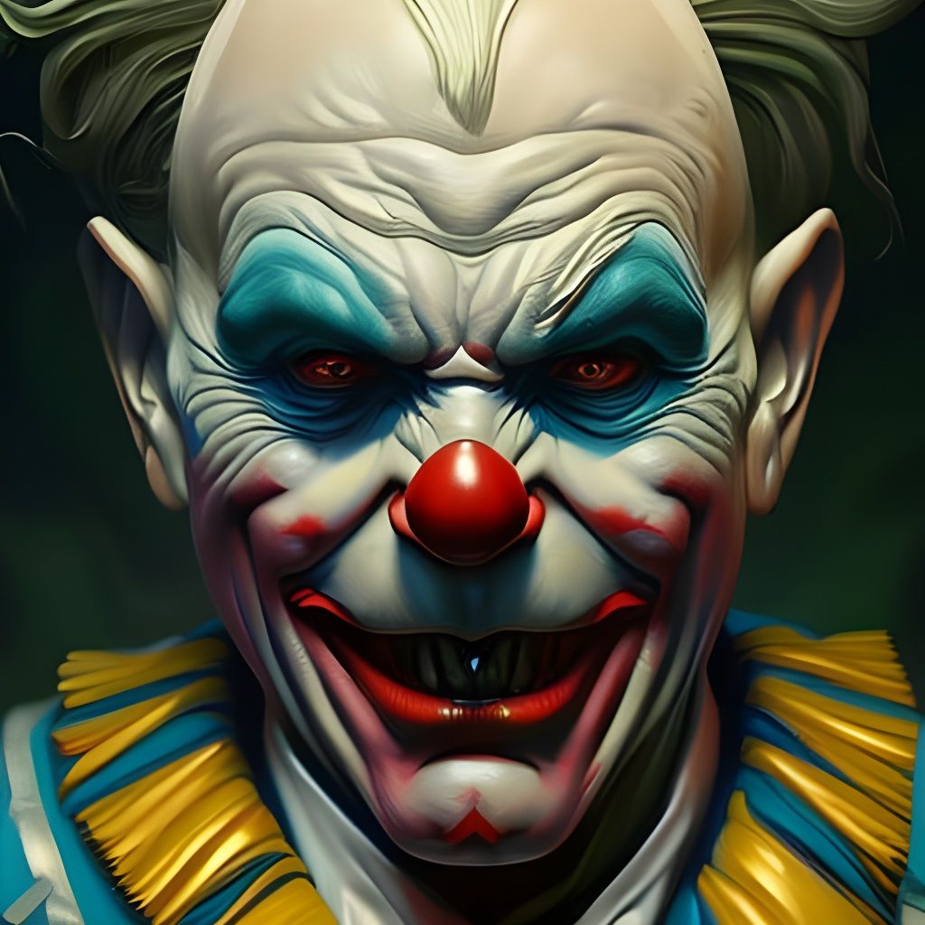 Nightmare Clown - AI Generated Artwork - NightCafe Creator