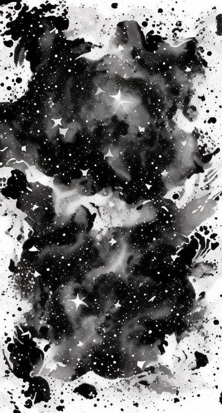Inky Space - AI Generated Artwork - NightCafe Creator