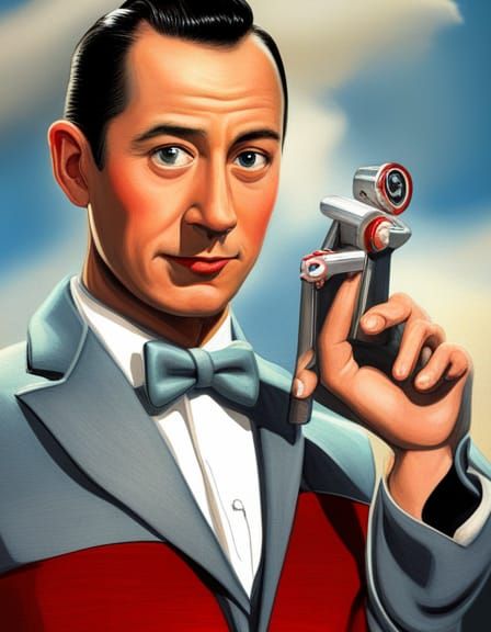 Pee Wee Herman 3D - AI Generated Artwork - NightCafe Creator