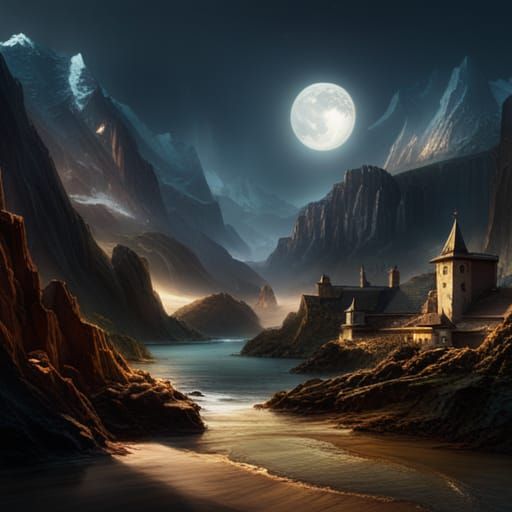 Secret Town - AI Generated Artwork - NightCafe Creator