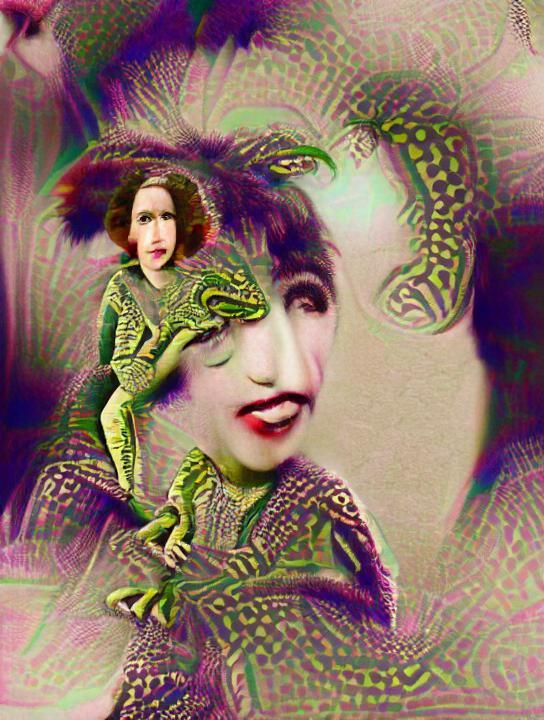 Bebe Daniels Reptilian Shapeshifter - AI Generated Artwork - NightCafe ...