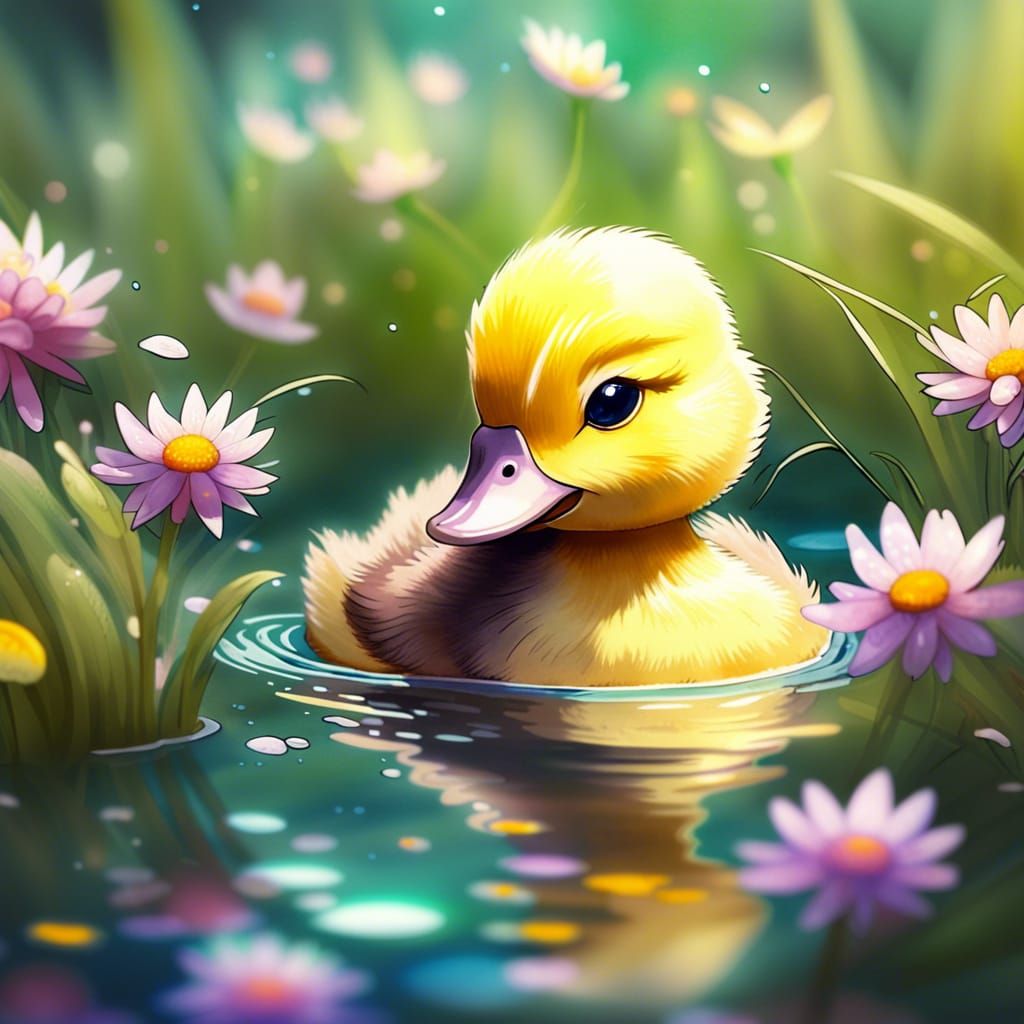 Adorable ducky duck - AI Generated Artwork - NightCafe Creator