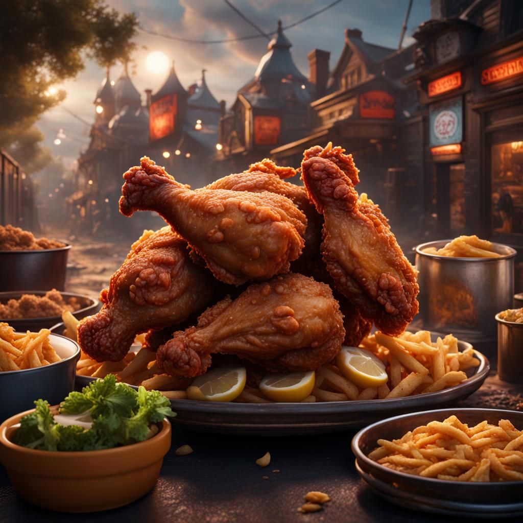 Nothin' like some BFC (Bavarian Fried Chicken)! - AI Generated Artwork ...