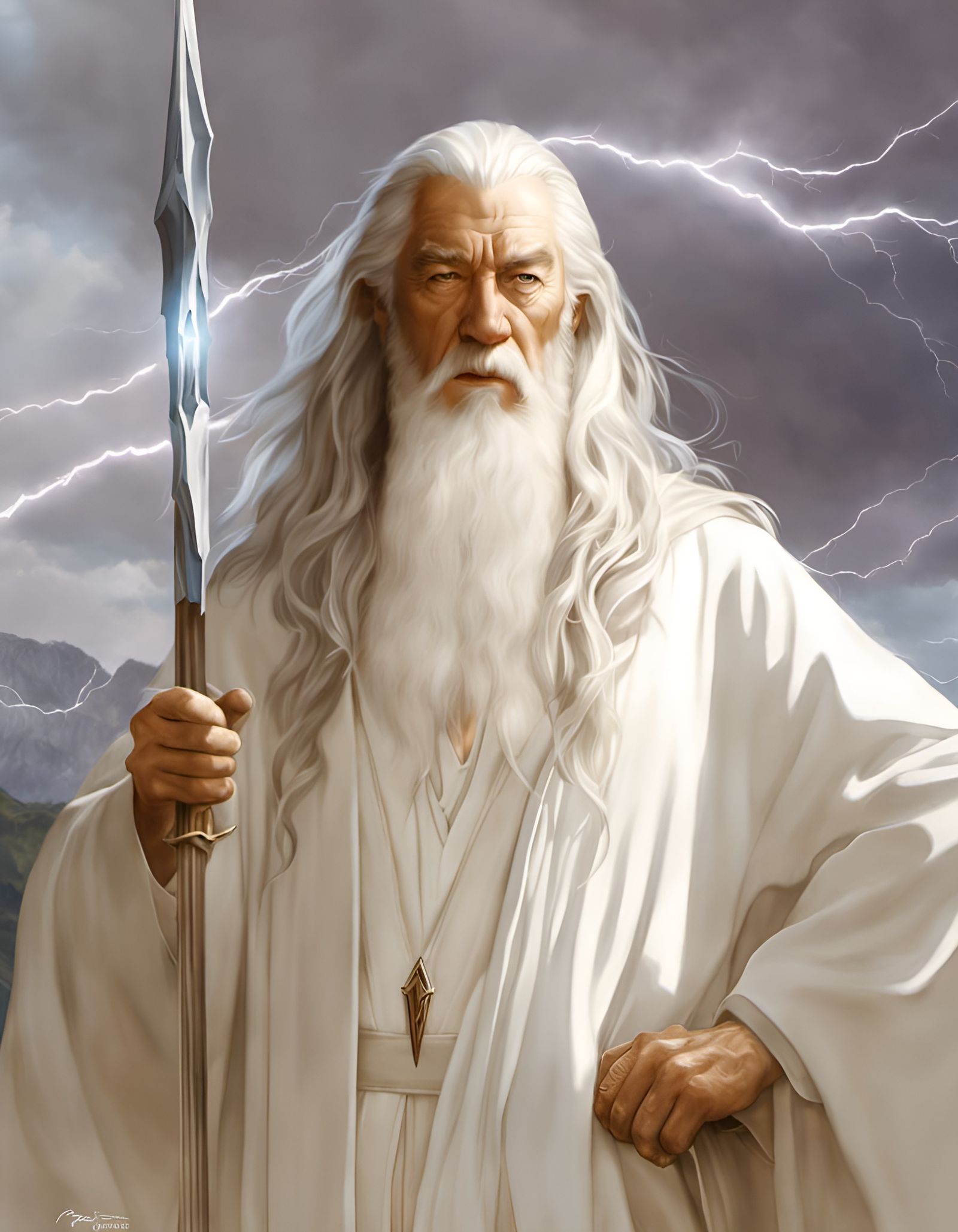 Gandalf The White ... - AI Generated Artwork - NightCafe Creator