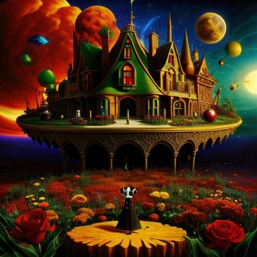 Dreamlike Mice Surrealism in Vibrant Colors - AI Art