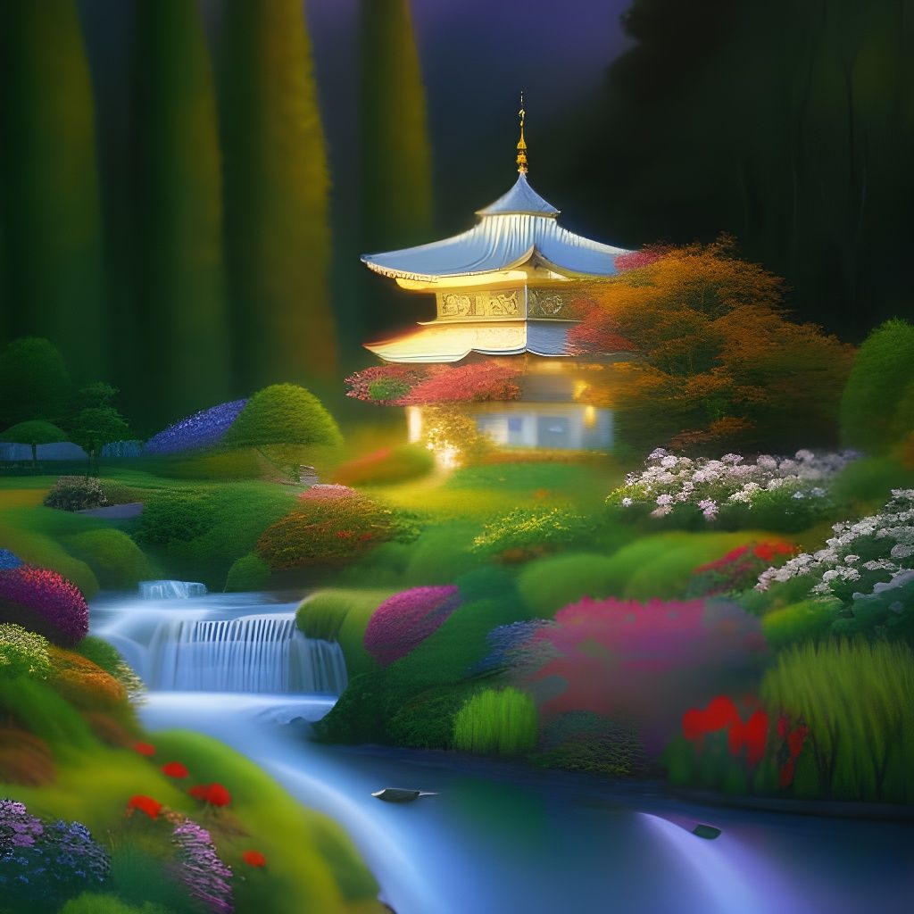 Zen-Garten - AI Generated Artwork - NightCafe Creator