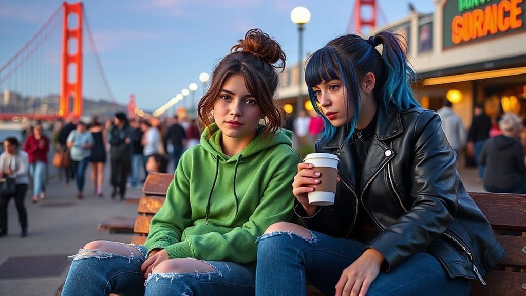 Pied Piper & Lightning Raider grabbing coffee before pickpocketing